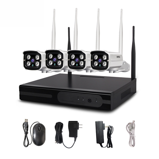 4CH 960p 1.3mp HD Wireless WIFI Connection Outdoor IP66 Waterproof ...