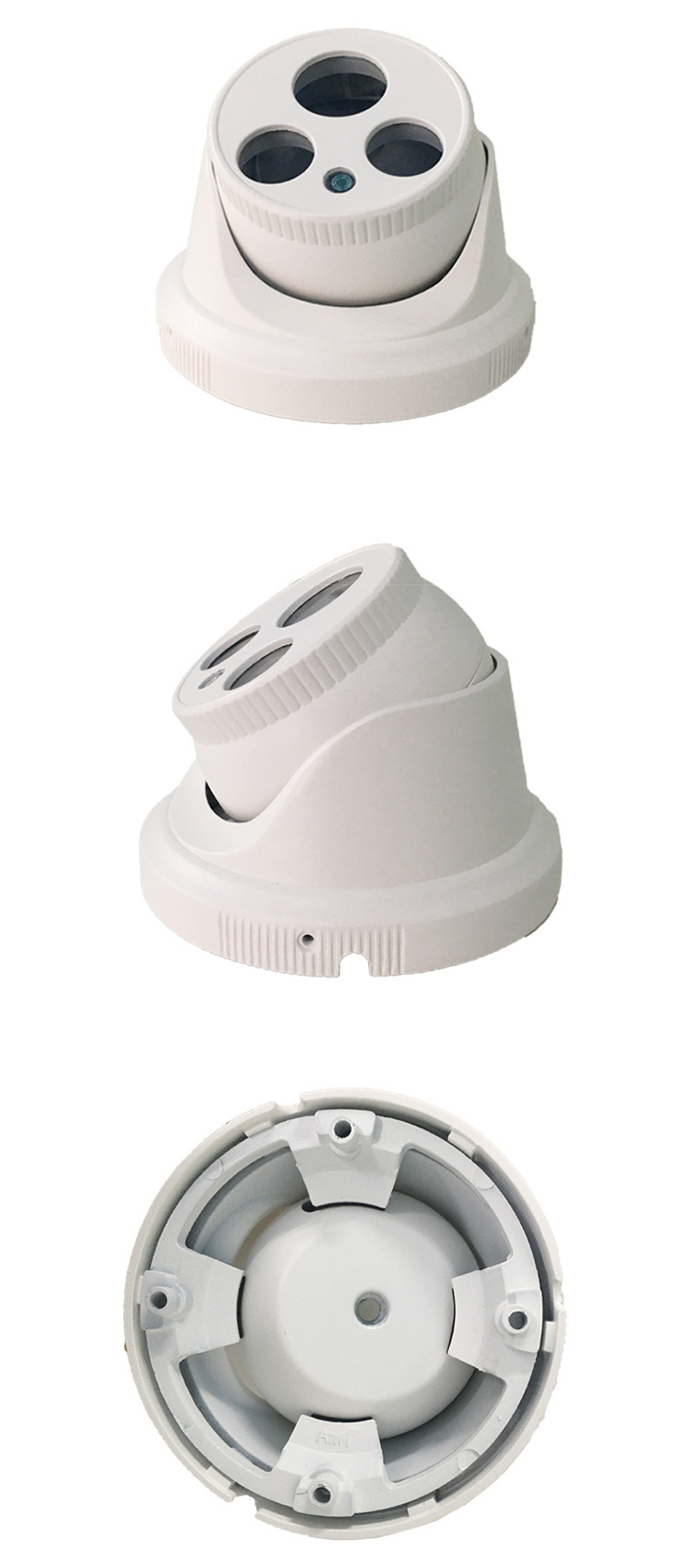 IP66 Waterproof ABS Plastic CCTV Security Surveillance Dome Camera ...