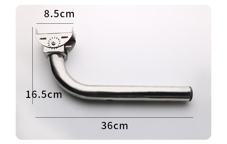 Stainless Steel Wall Pole Mount L-shaped AP Wireless Network Bridge Bracket